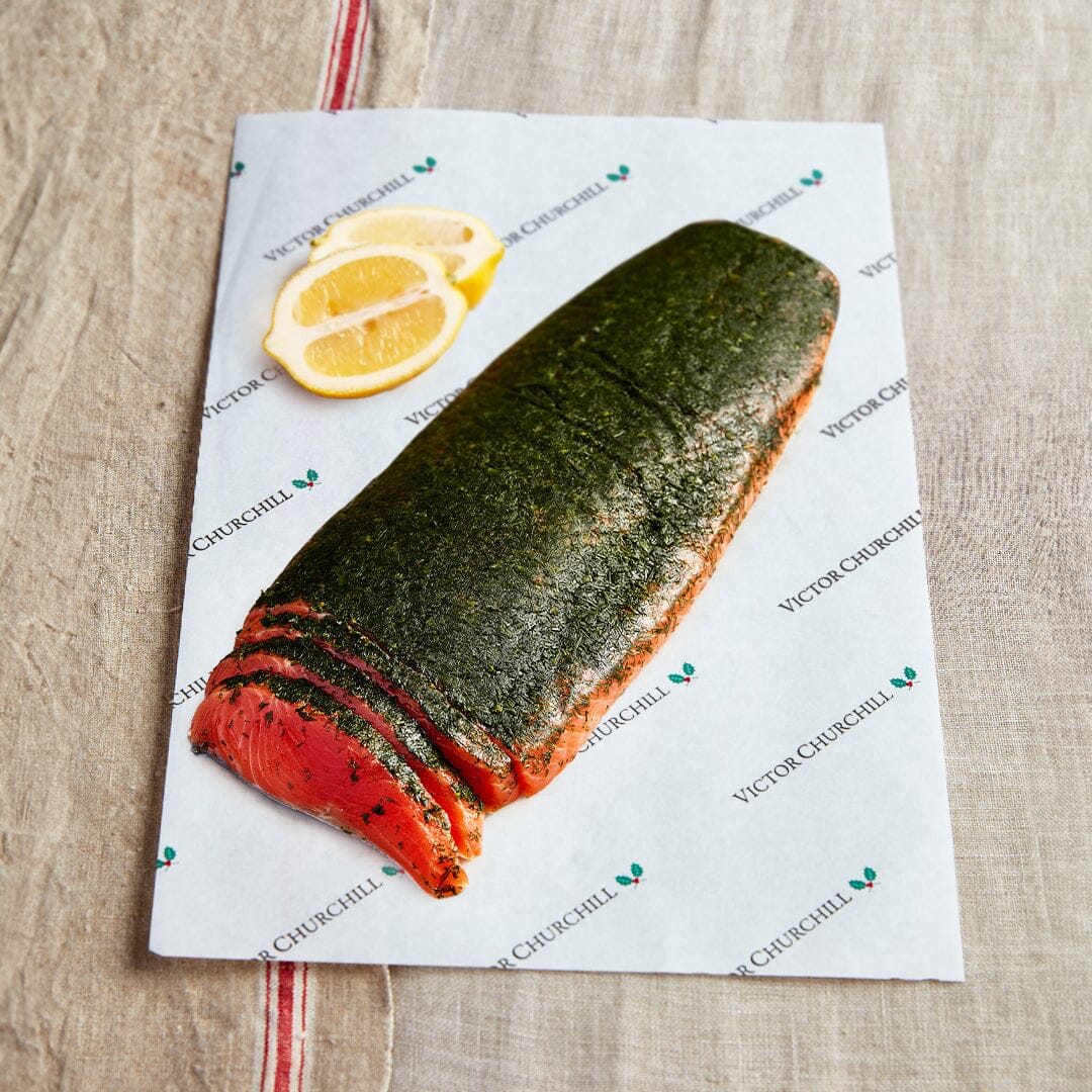 Whole Side of New Zealand King Salmon Gravlax – Victor Churchill
